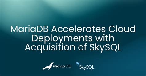 Mariadb Accelerates Cloud Deployments Adds Agentic Ai And Serverless