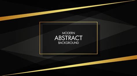 추상 검은 색과 황금색 배경 프리미엄 벡터
