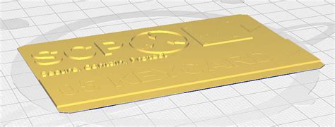 S C P 05 Keycard V2 By BenFinko Download Free STL Model Printables Com