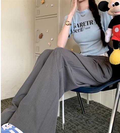 수플레 와이드 밴딩슬랙스 에이블리