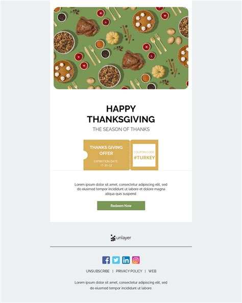 Free Customer Appreciation Email Templates Unlayer