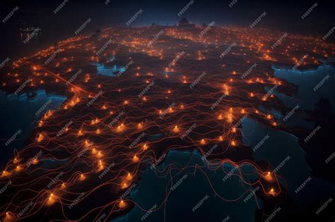 Premium Photo Lines Of Legacy India Edition Indian Map Photo