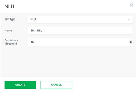 intent recognition nlu slot intent and fallback subslots gms for