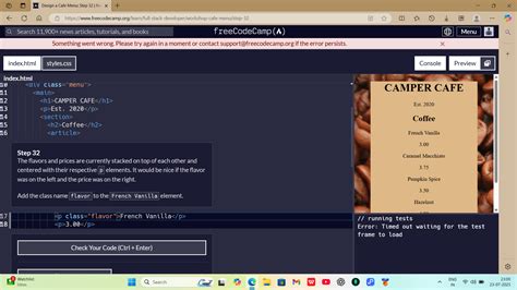 Test Frame Timeout Error Occurring Repeatedly Freecodecamp Support The Freecodecamp Forum