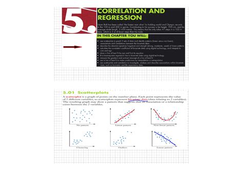 MTS Correlation And Regression Chap Class Notes Studocu