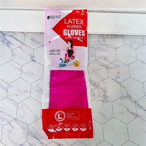 도매콜 특가맑은하루 고무장갑 L