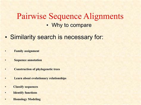 Ppt Pairwise Sequence Alignments Powerpoint Presentation Free