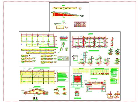 Classroom Structures In Dwg 57139 Kb Cad Library