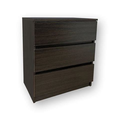 ᐉ Комод Мері на 3 шухляди ДСП 602х370х700 мм Венге магія 10076059 • Краща ціна в Києві