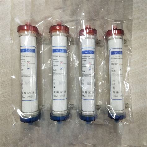 High Or Low Flux Dialyzer Filter Pes Hemodialysis Filter For Dialysis Machine Dialyzer And