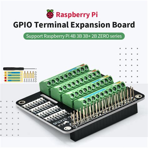 Raspberry Pi Gpio Terminal Expansion Board Support Raspberry Pi 4b 3b 3b 2b Zero Series