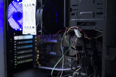 Connect The Hard Disk Sata Stock Image Image Of Internet