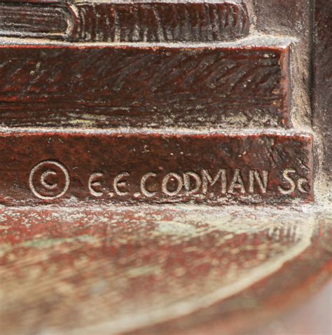 Edwin E Codman 1876 1955 Gorham Bronze Bookends C1910 California Historical Design