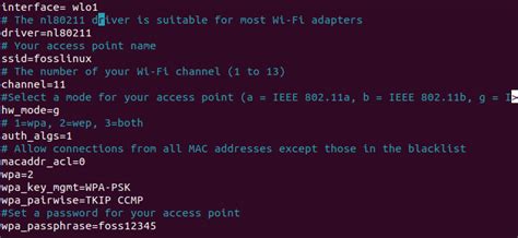 how to create a wireless access point on ubuntu fosslinux