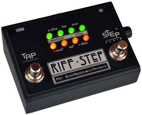 riff step™ digitech whammy enhancer patented pedals