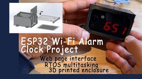 Diy Esp32 Digital Alarm Clock With Web Interface It Wont Let You