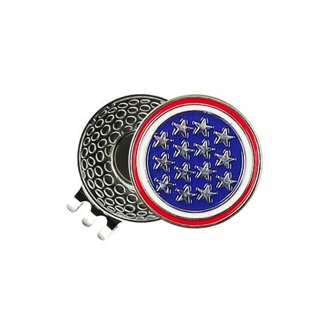 마그네틱 골프 공 마커 골프 모자 클립 스테인레스 스틸 골프 캡 클램프 공 위치 마크 골프 액세서리 훈련 보조기구 골프