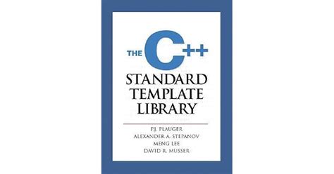 The C Standard Template Library By Pj Plauger