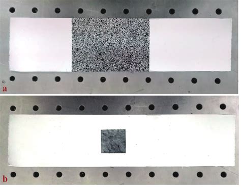 Speckle Pattern Created On Second Specimen Via A Spraying And B