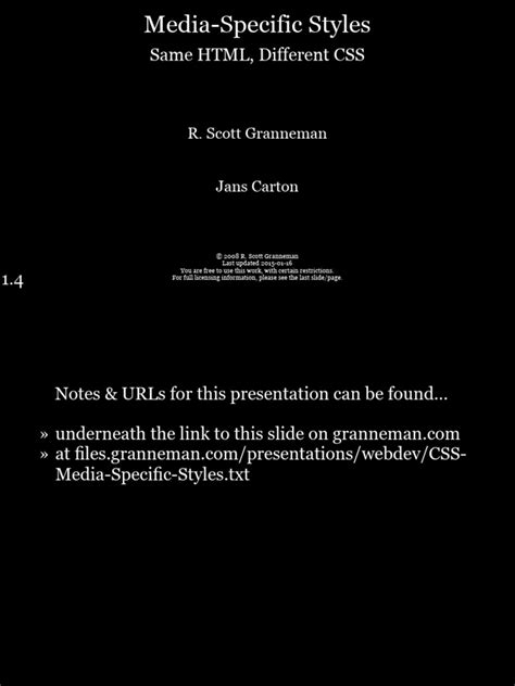 Css Media Specific Styles Pdf Pixel License
