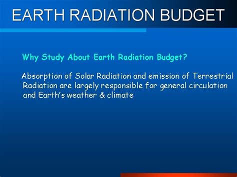 Earth Radiation Budget Outgoing Longwave Radiation Olr Earth