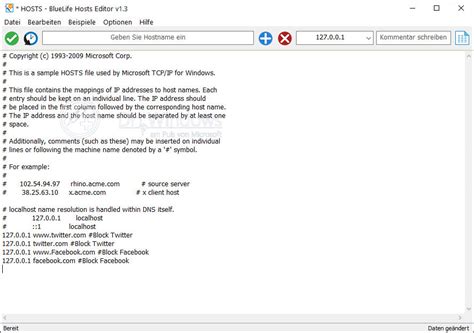 bluelife hosts editor windows hosts datei einträge bearbeiten dr