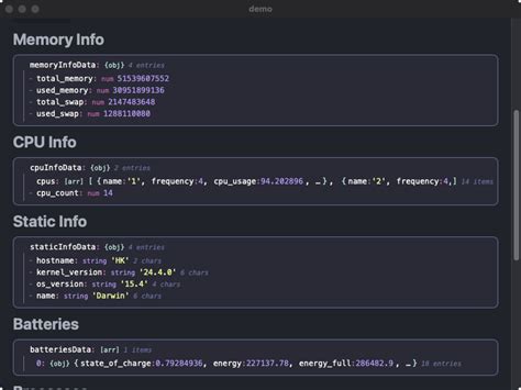 Github Huakunshentauri Plugin System Info Tauri Plugin For