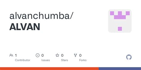 Github Alvanchumbaalvan