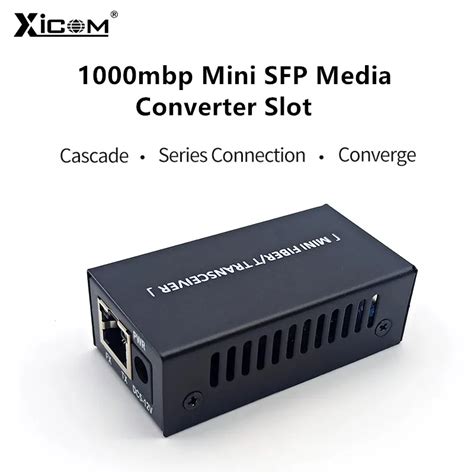 기가비트 미니 미디어 컨버터 슬롯 Sfp 트랜시버 모듈 1001000m 1 Sfp 슬롯 1 Rj45 단일 모드 이더넷 Sfp 파이버 스위치 Aliexpress
