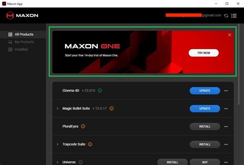 How To Start Maxon One 14 Day Free Trial Knowledge Base