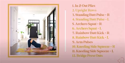 15 Minute Full Body Booty Band Workout From Blogilates Popsugar Fitness
