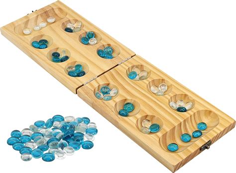 Wooden Mancala Board Game Set Portable And Educational