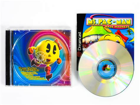 Ms Pac Man Maze Madness Sega Dreamcast Retromtl