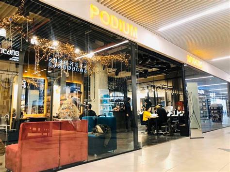 უფრო დიდი და დახვეწილი Podium Beauty Salon And Shop პოდიუმი სითი მოლი საბურთალოზე🎉 მეტი