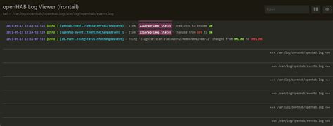 openhab log viewer frontail stopped everytime after some days logging