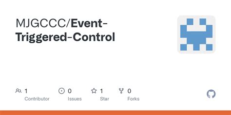 Github Mjgcccevent Triggered Control