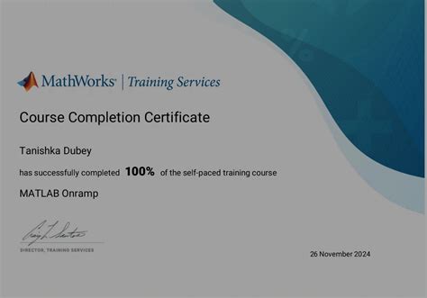 Tanishka Dubey On Linkedin Matlab Learning Skilldevelopment Continuousimprovement