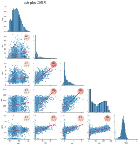 Python Pairplot 그리기 · Blue Mumin