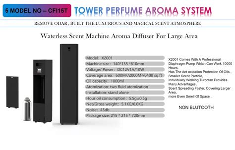 Metal Cylindrical Tower Scent Diffuser System At ₹ 24000 Piece In Navi Mumbai Id 2853204737462