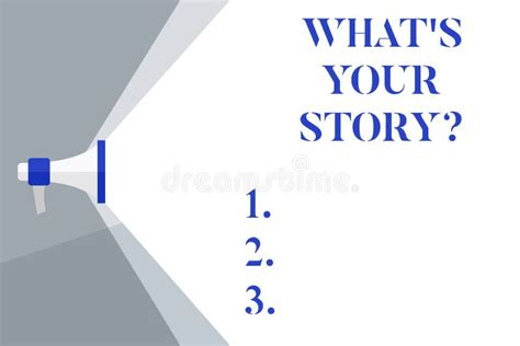 Writing Note Showing What S Your Storyquestion Business Photo Showcasing Telling