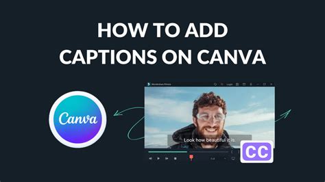 How To Add Captions On Canva Template Fonts