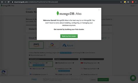 Creating A Mongodb Cluster And Inserting A Document With Python By