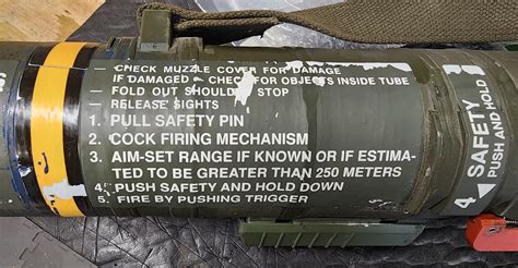 M136 At4 84 Mm Rocket Launcher Authentic Kuwait Bring Back Sold