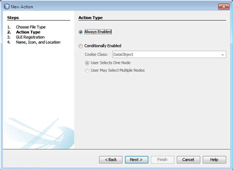 create menu and toolbar button in netbeans ide