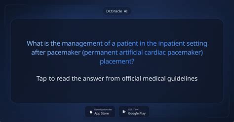What Is The Management Of A Patient In The Inpatient Setting After
