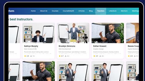 Eduflutter Flutter Web Lms Template For Elearning And Online Courses By Codentratech