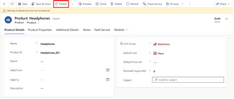 How To Create Product Catalog In Dynamics 365 For Sales Nebulaa It Solutions