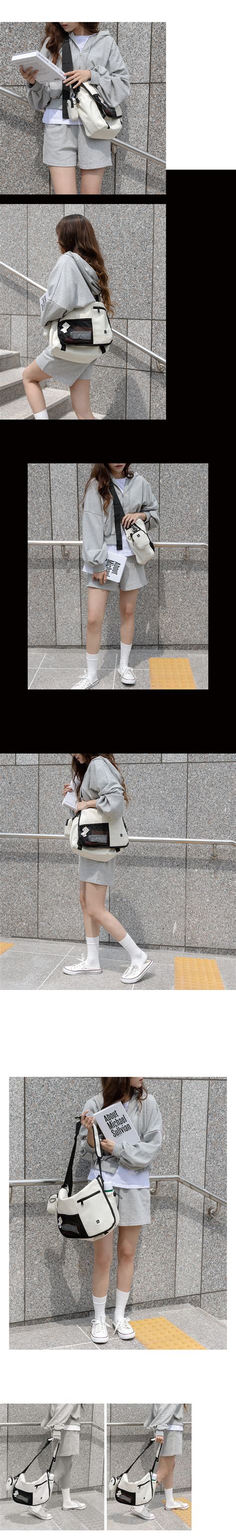 당일배송 자체제작 메쉬 키링 크로스 메신저백 Lm 7027c