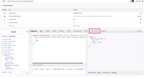 Build A Graphql Backend For An Application Hasura Graphql Docs