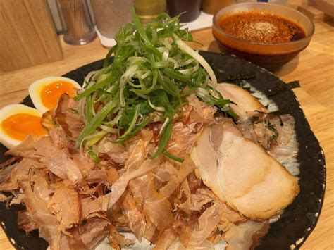広島市つけ麺本舗 辛部 十日市店のりかつお つけ麺 メガネのブログ